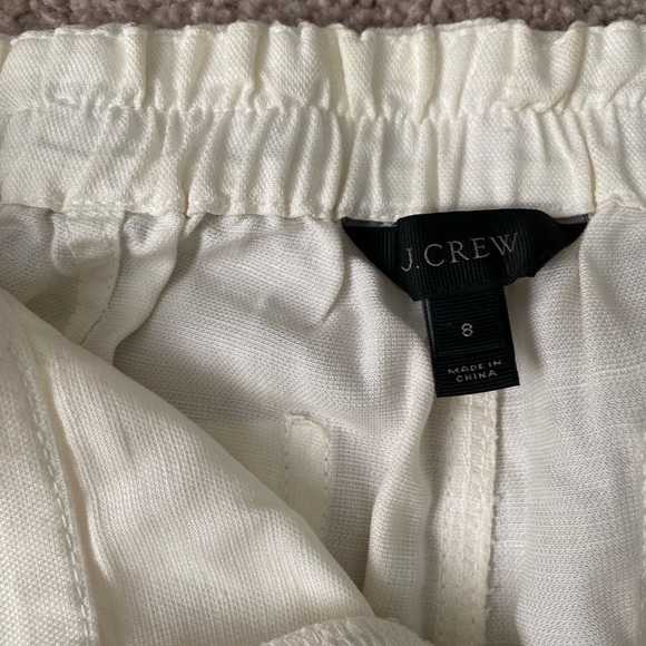J. Crew | Pants & Jumpsuits | J Crew Weekend Linen Pant Cargo Trouser ...